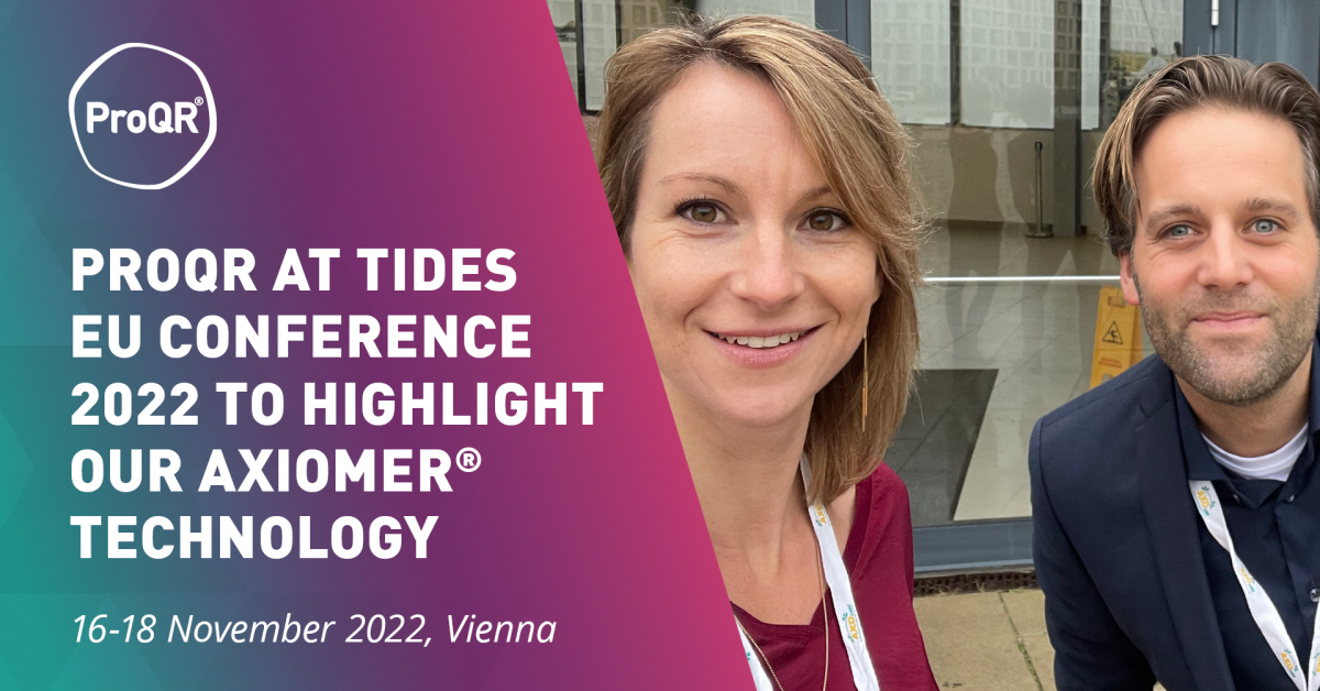 ProQR at TIDES to highlight our Axiomer® technology | ProQR Therapeutics